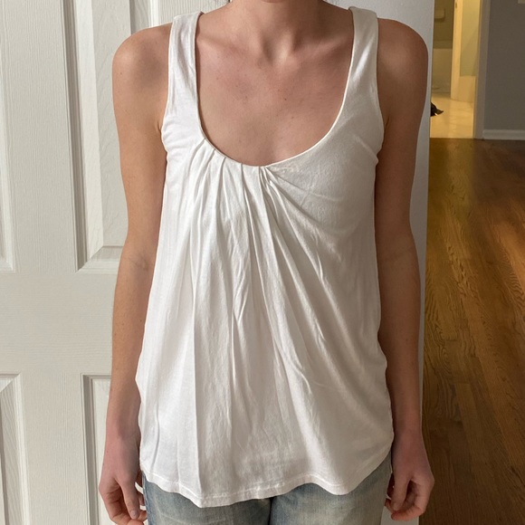 J. Crew | Tops | Soft White Tank Top With Relaxed Fit | Poshmark
